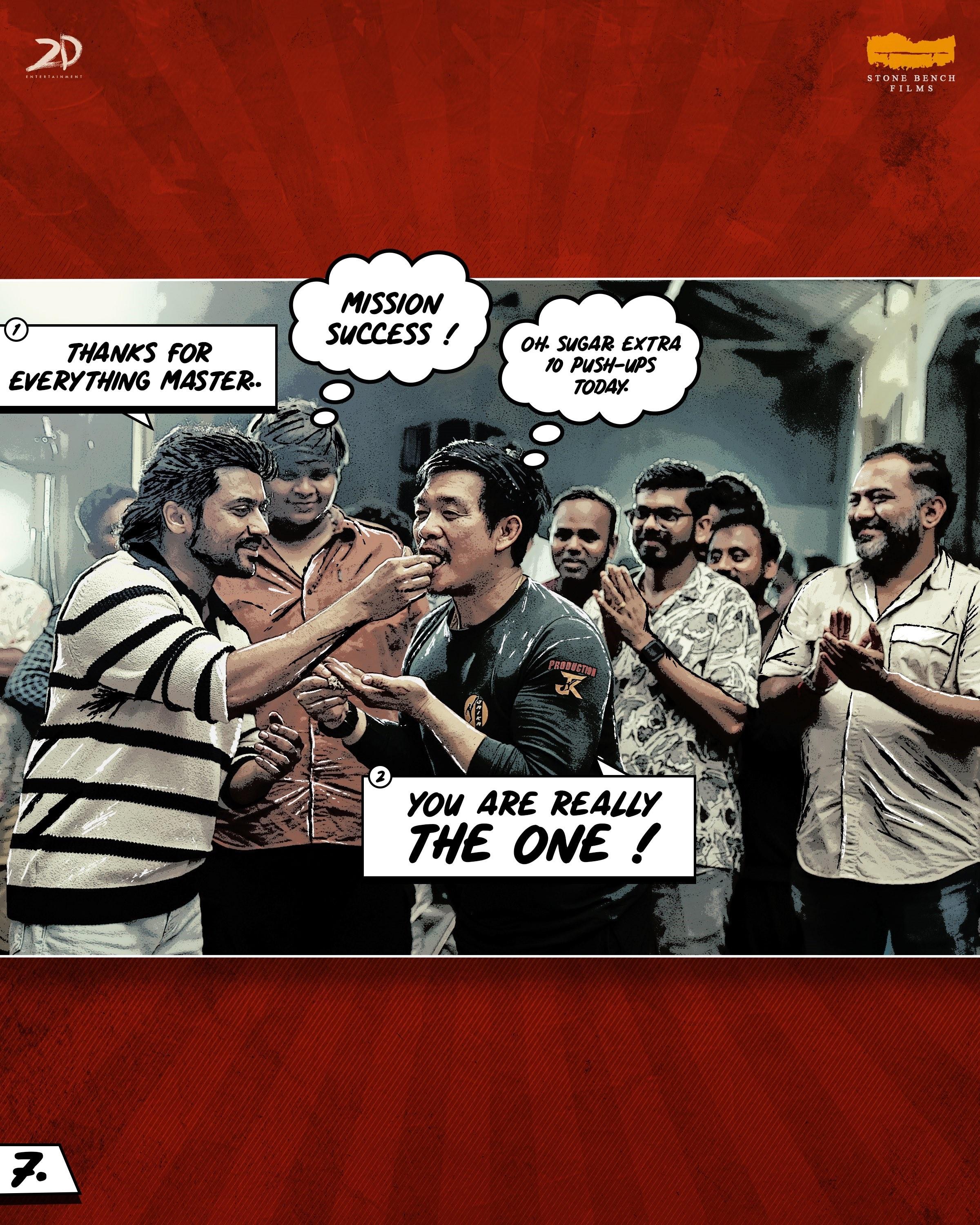 Retro BTS Comic Ep 6: Suriya's action story in Thailand with stunt master Kecha Tamil Movie ...